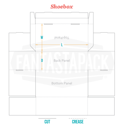 Custom Shoe Box - Corrugated Retail Box - Fantastapack