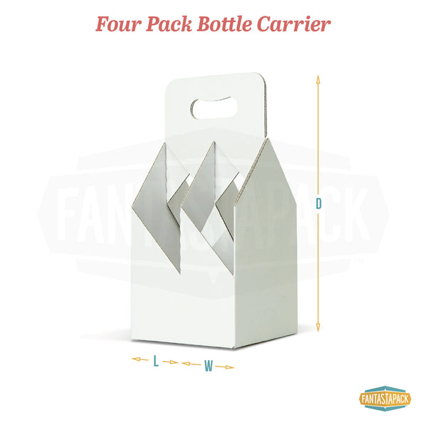 Four Pack Bottle Carrier - 4 Pack Carrier - Fantastapack