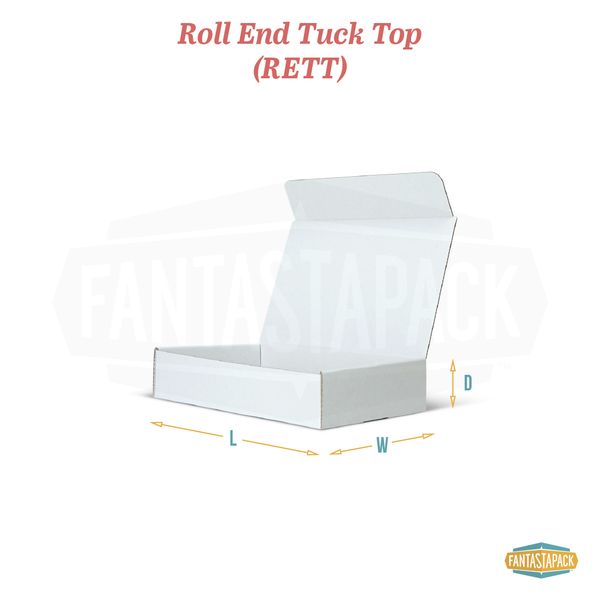 Custom Printed Mailer Boxes | Roll End Tuck Top (RETT) Box - Fantastapack
