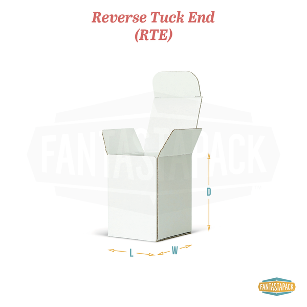Reverse Tuck End (RTE) - Corrugated Cereal Box Style - Fantastapack
