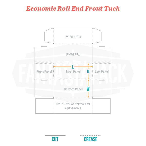 Affordable Custom Mailer Boxes | Econo Roll End Front Tuck (REFT) Box ...