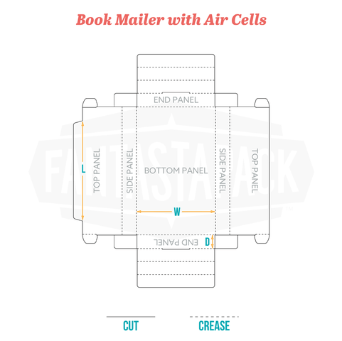Book Mailer Shipping Box - Fantastapack