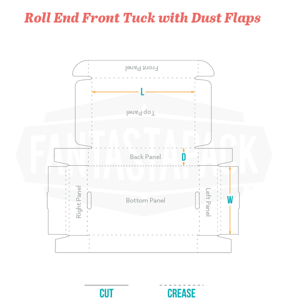 Premium Custom Mailer Boxes | Roll End Front Tuck with Dust Flaps Box ...